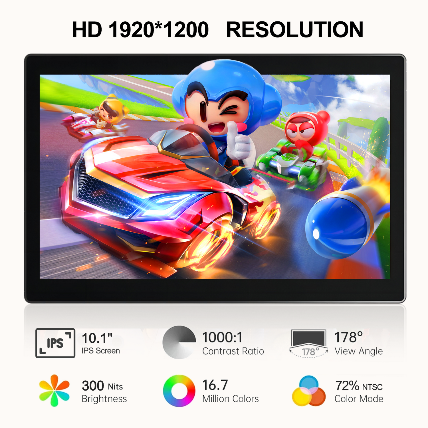 Howens 10.1 inch 1920*1200 Portable Monitor Touch Screen – SpecialMonitor